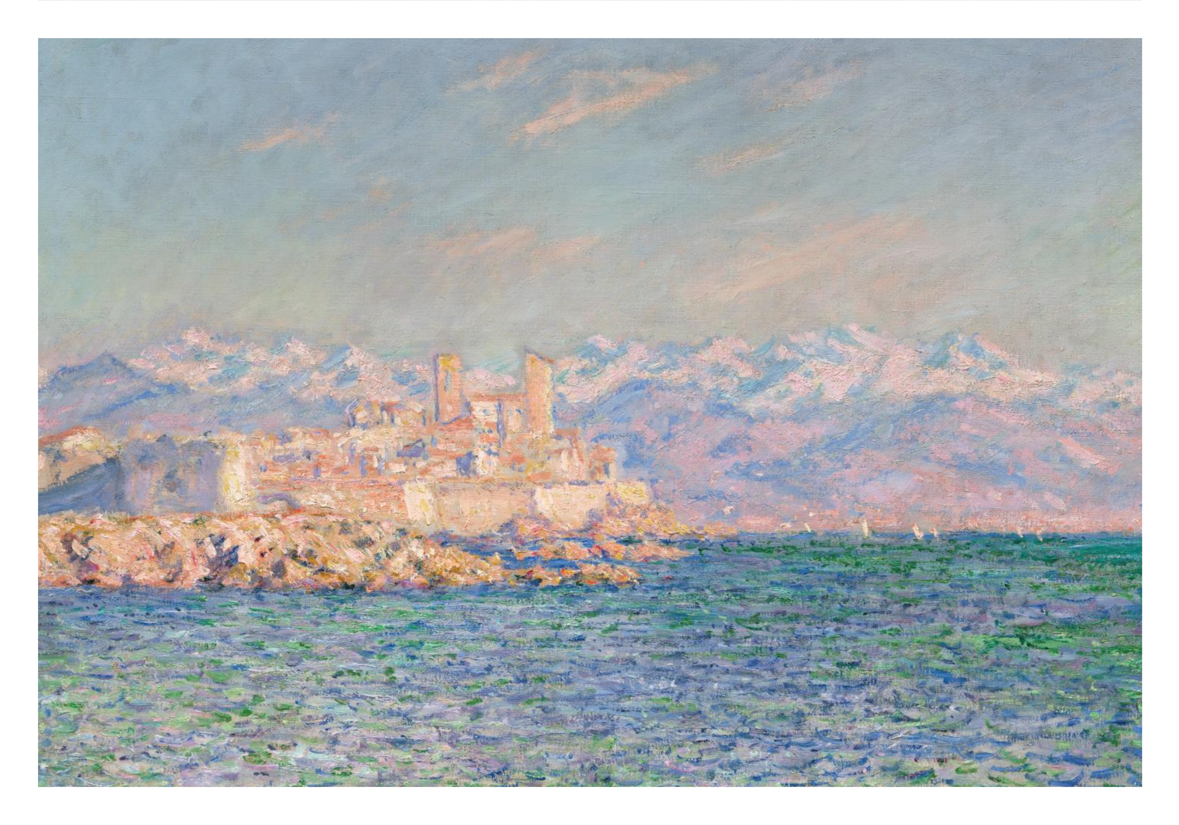 Antibes sous le pinceau de Monet – Poécile
